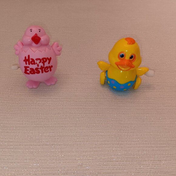 Vintage | Toys | Vintage Easter Chick Duck Plastic Wind Up Walking Toy ...